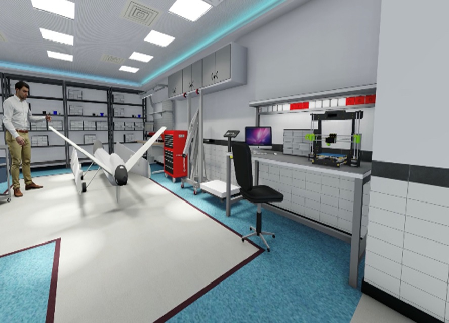 ESEN IT UNMANNED AERIAL VEHICLE TEST ROOMS – Advanced Cleanroom